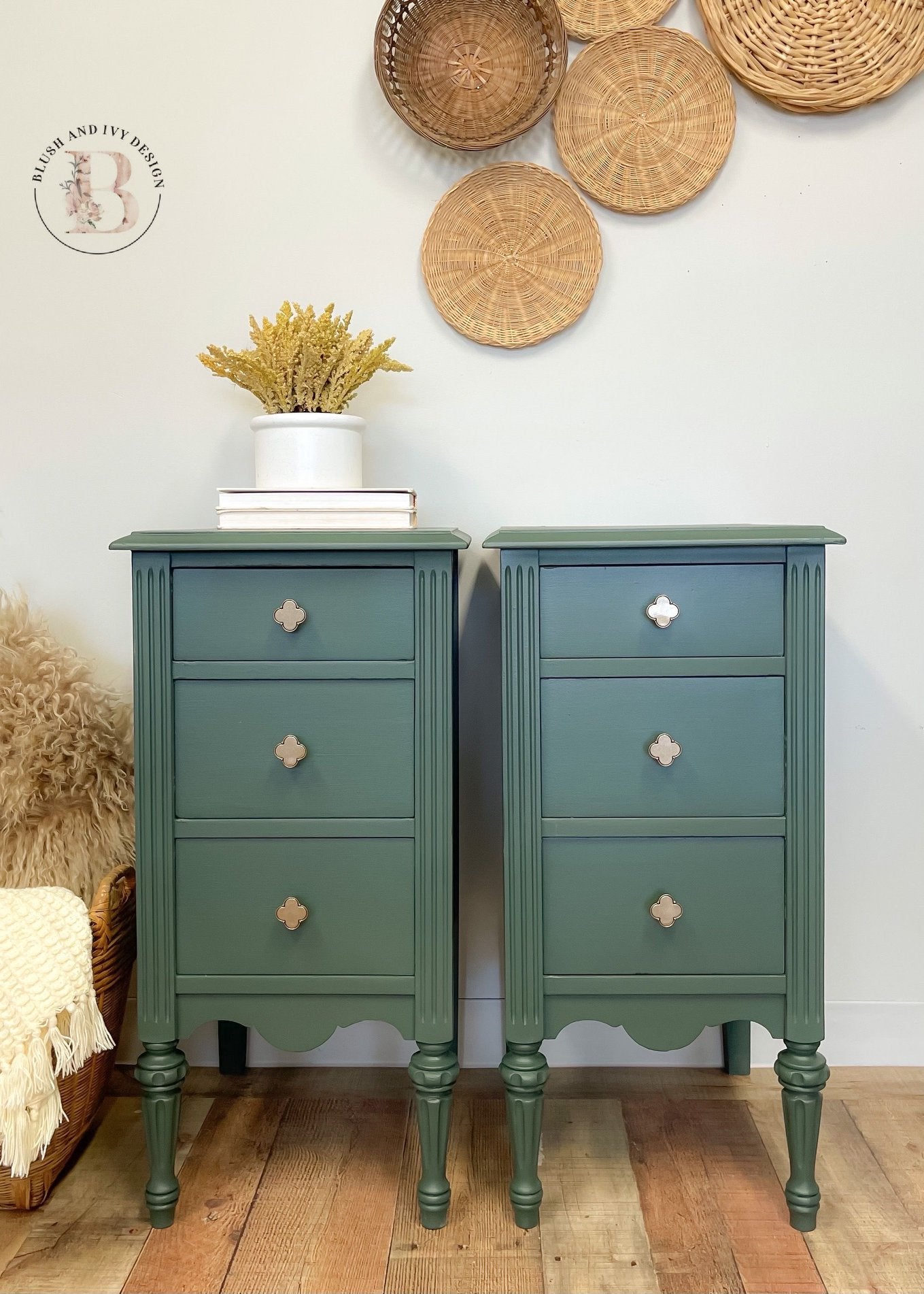 Decorative End Tables in "Hollow Hill" – Country Chic Paint