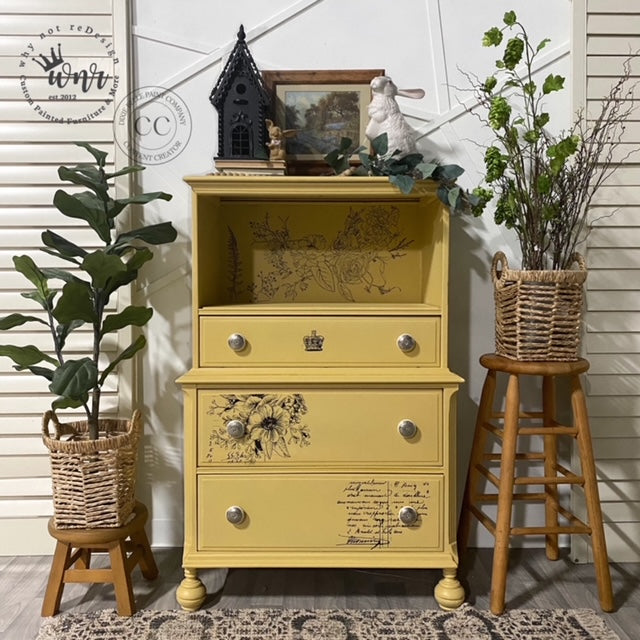 Tallboy Dresser Painted in "Bee's Knees" – Country Chic Paint