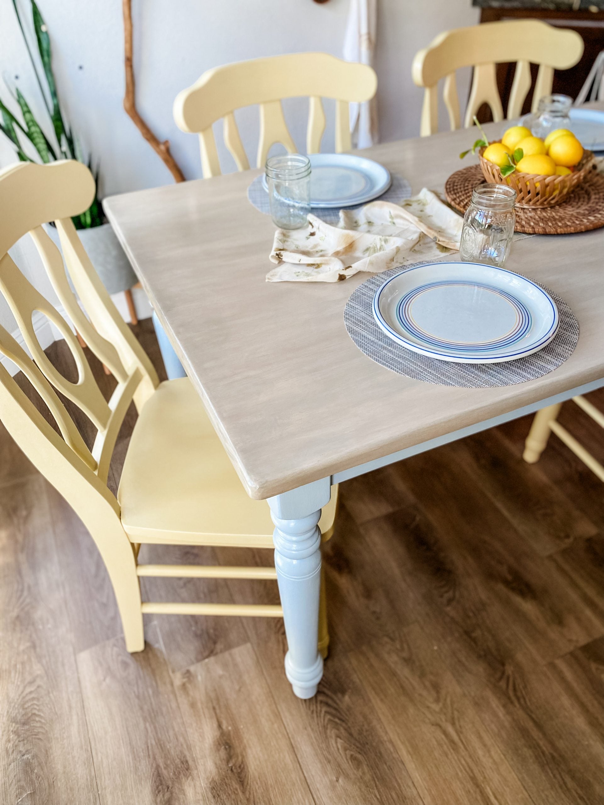 Dining Table Top in "Limestone Glaze" – Country Chic Paint
