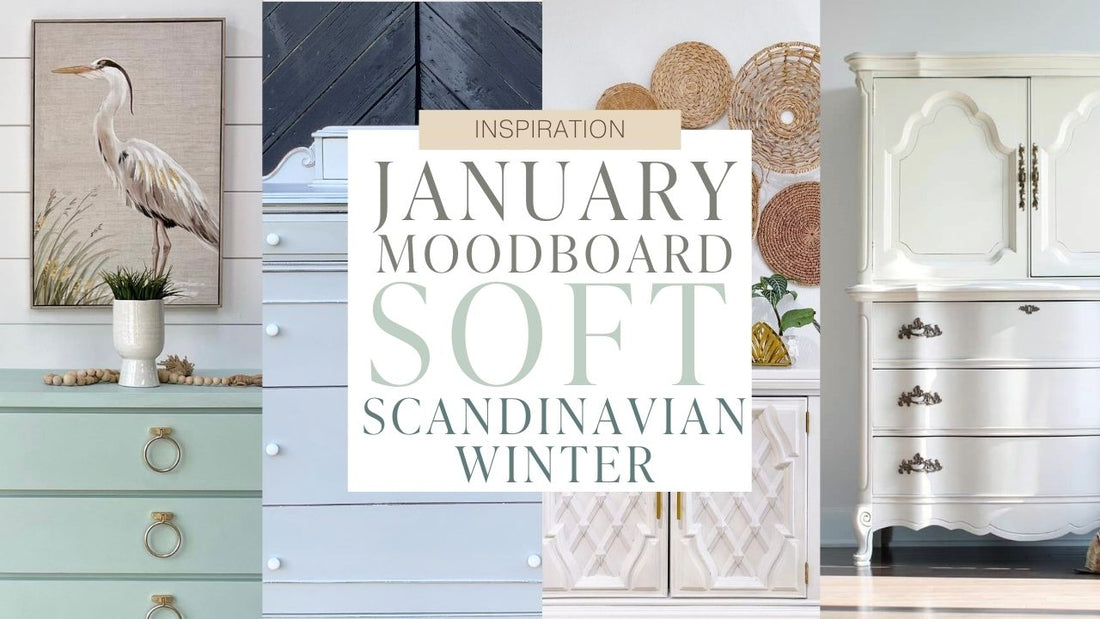 January Color Moodboard: Soft Scandinavian Winter – Country Chic Paint
