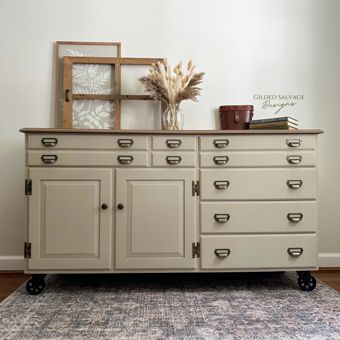 Industrial style dresser in "Soiree" – Country Chic Paint