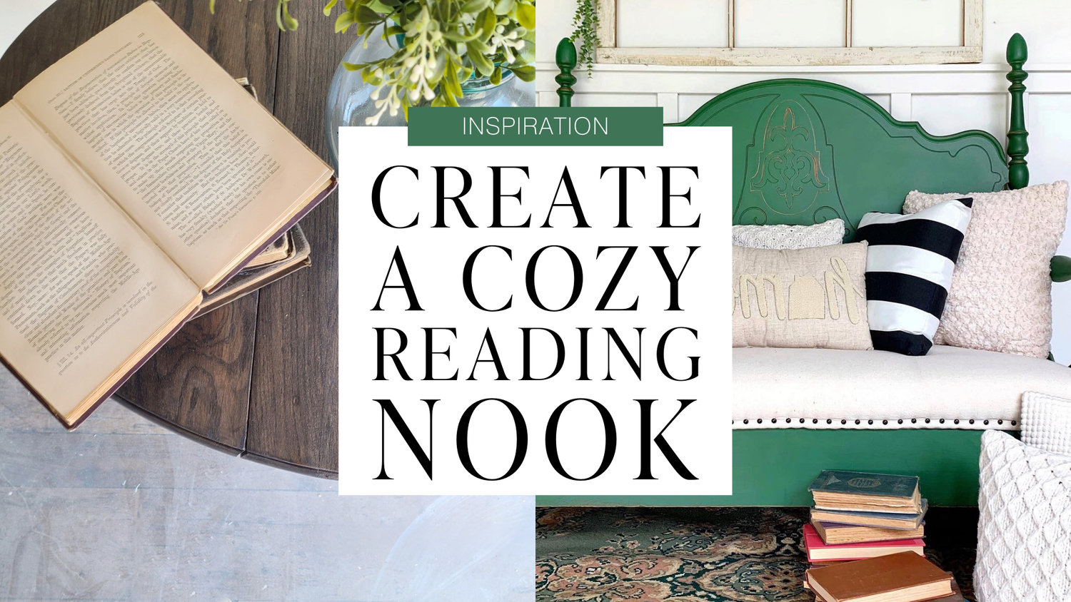 How to Create a Cozy Reading Nook for Fall with Country Chic Paint