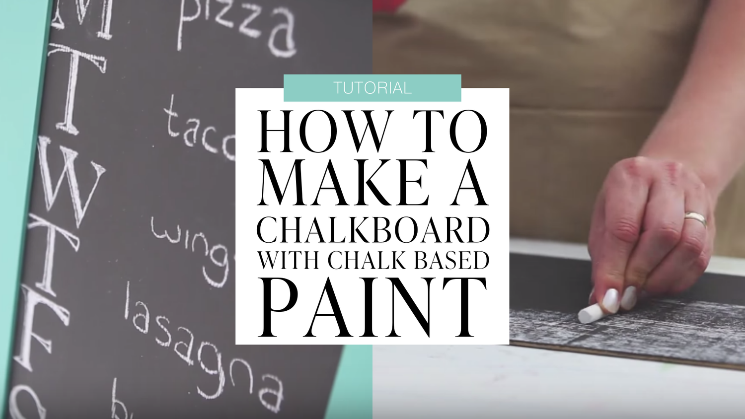 How To Make A Chalkboard With Chalk Based Paint – Country Chic Paint