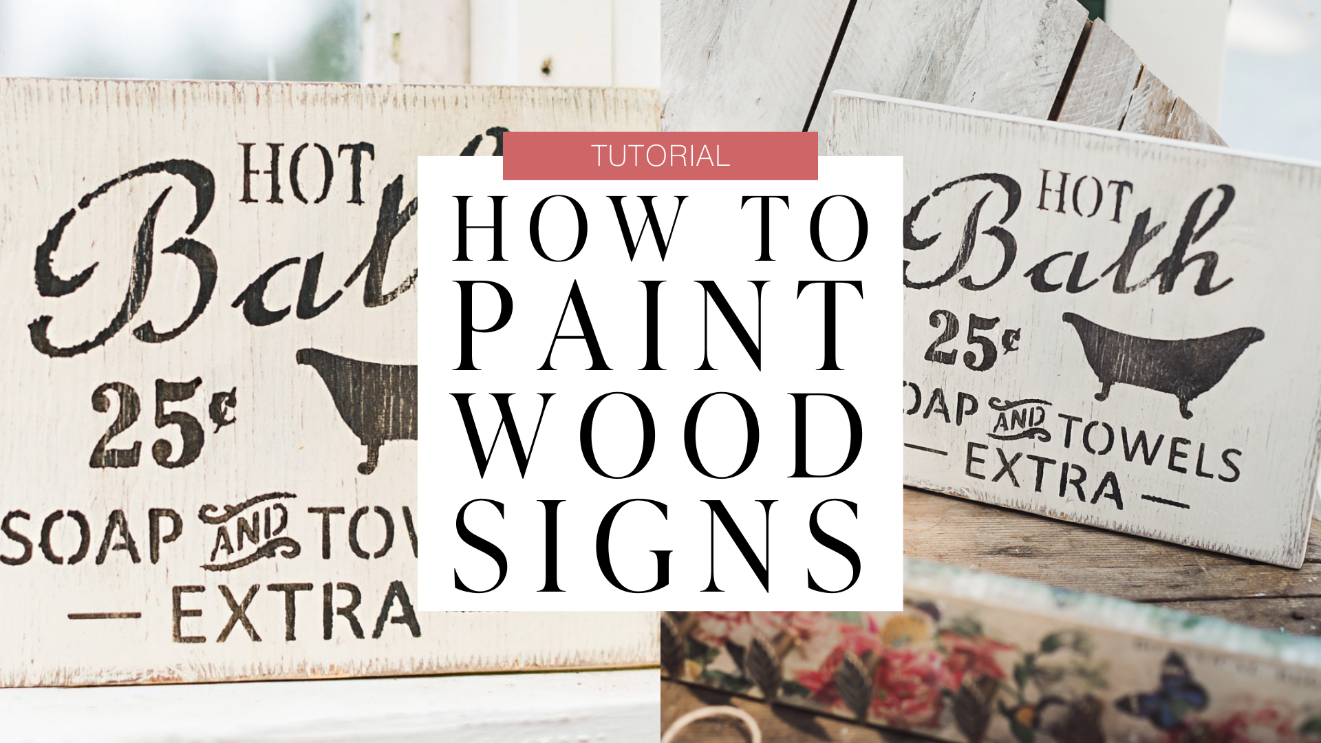 How To Make a Wooden Sign – Country Chic Paint