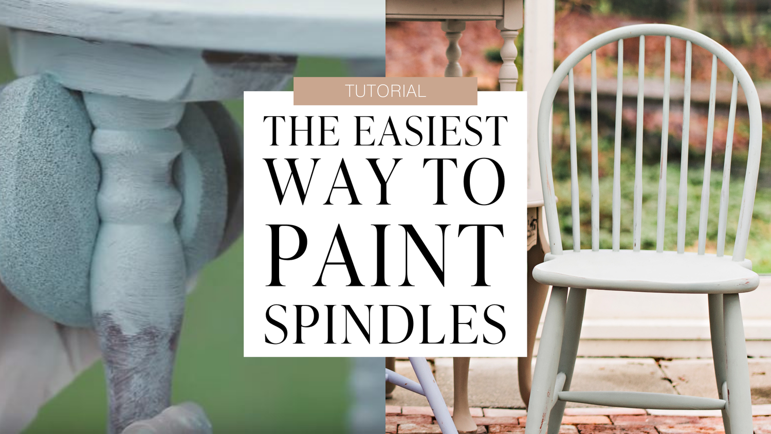 The Easiest Way to Paint Chair Spindles – Country Chic Paint