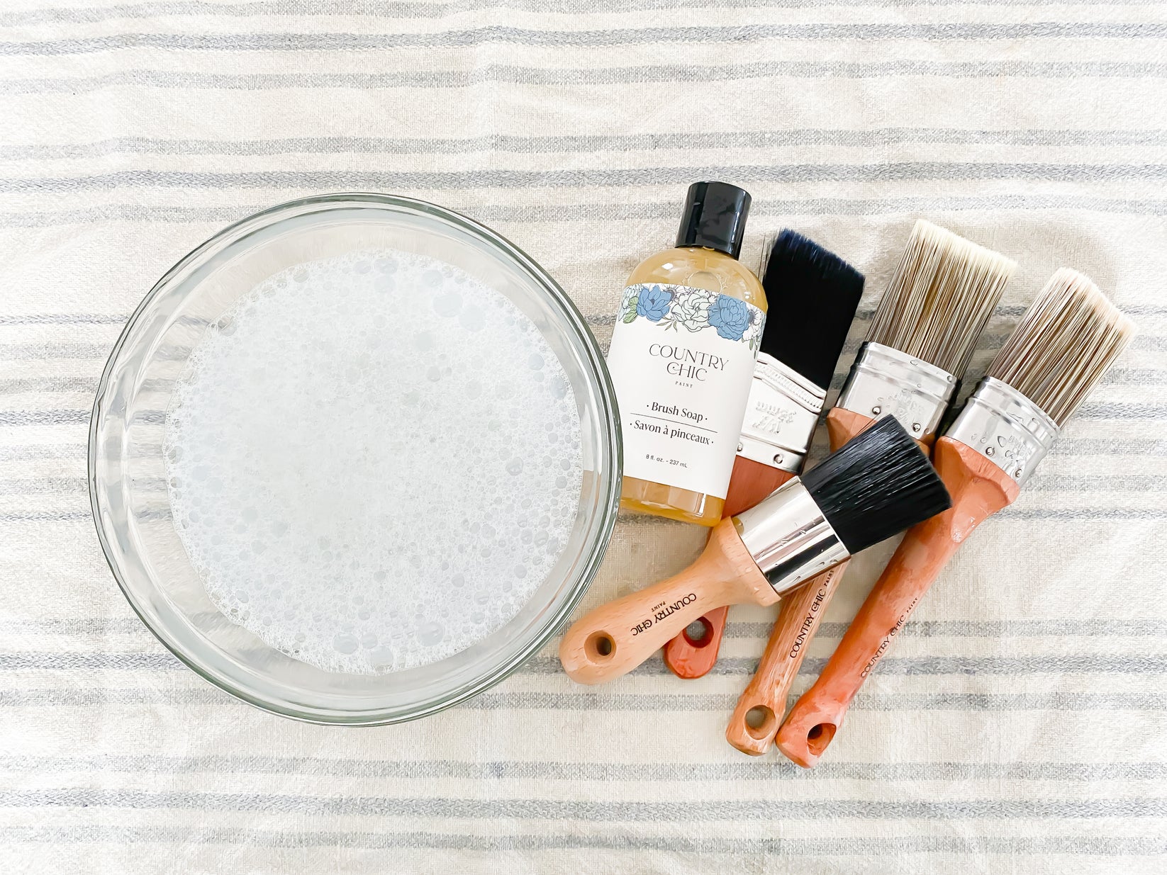 Brush Soap - Cleaner for Paint Brushes, 100% Natural, Peppermint ...