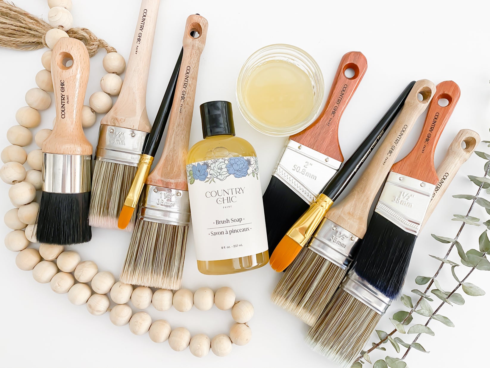 Brush Soap - Cleaner for Paint Brushes, 100% Natural, Peppermint ...