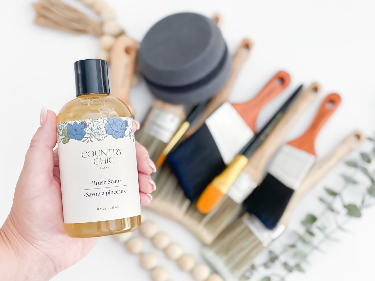 Brush Soap - Cleaner for Paint Brushes, 100% Natural, Peppermint ...
