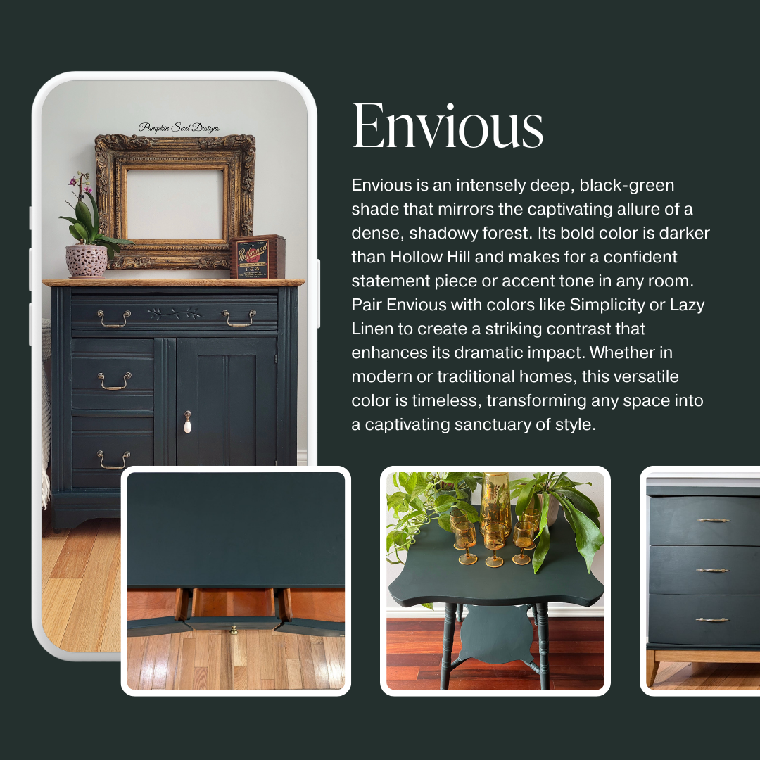 Envious Chalk Style Paint for Furniture Home Decor DIY Cabinets Crafts ...