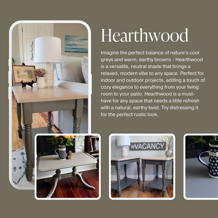 Hearthwood Chalk Style Paint for Furniture Home Decor DIY Cabinets ...