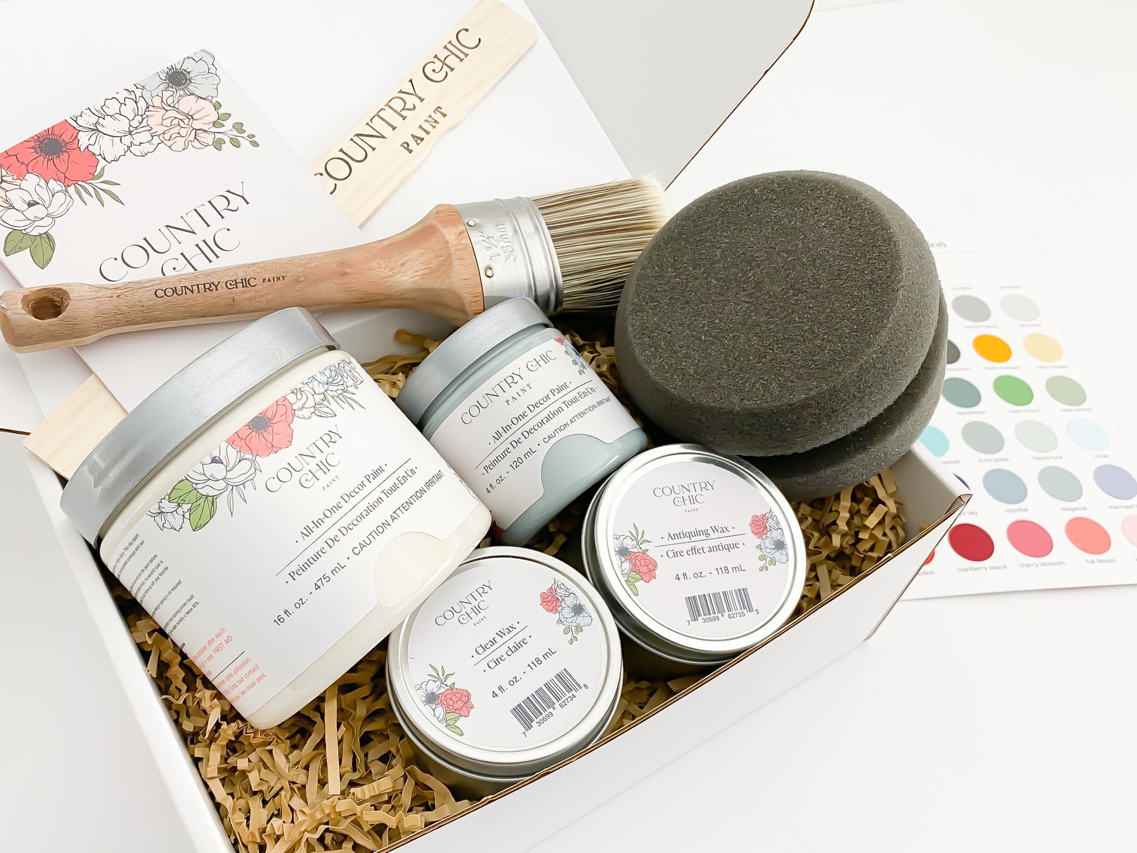 Large Furniture Painting Kit for Beginners - Country Chic Paint Eco-Fr